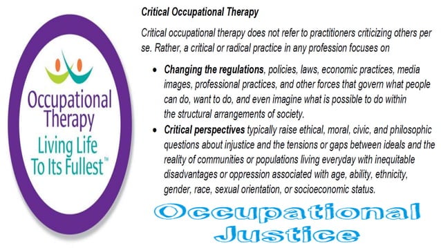 Participatory Occupational Justice Framework | PPTX
