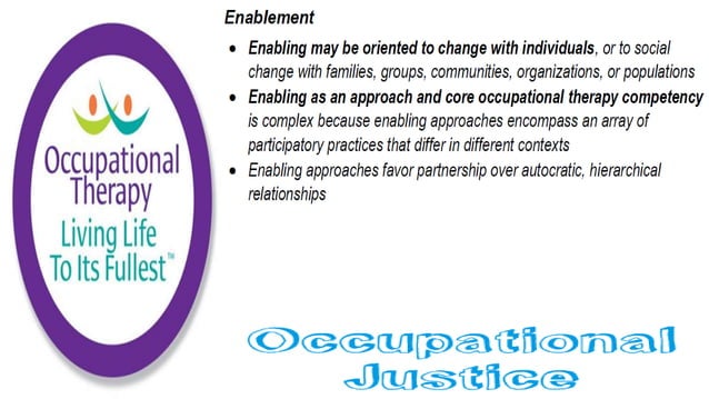 Participatory Occupational Justice Framework | PPTX