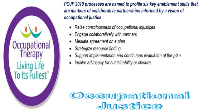 Participatory Occupational Justice Framework | PPTX
