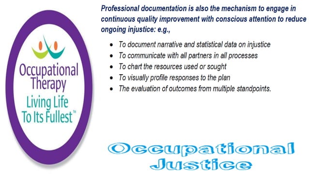 Participatory Occupational Justice Framework | PPTX