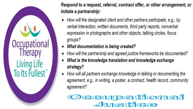 Participatory Occupational Justice Framework | PPTX