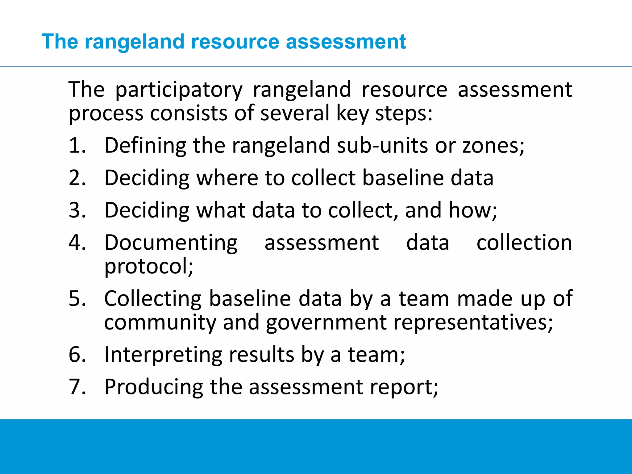Participatory Rangeland Management (PRM) | PPTX