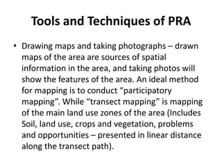 Participatory rapid appraisal | PPTX