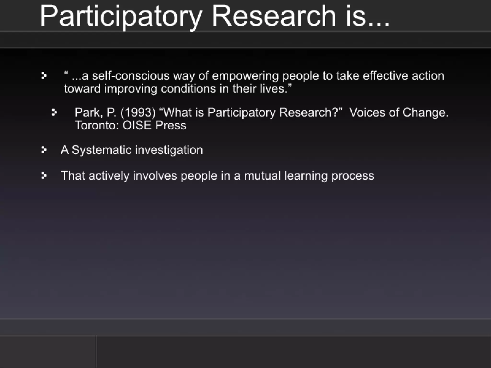 Participatory research | PDF
