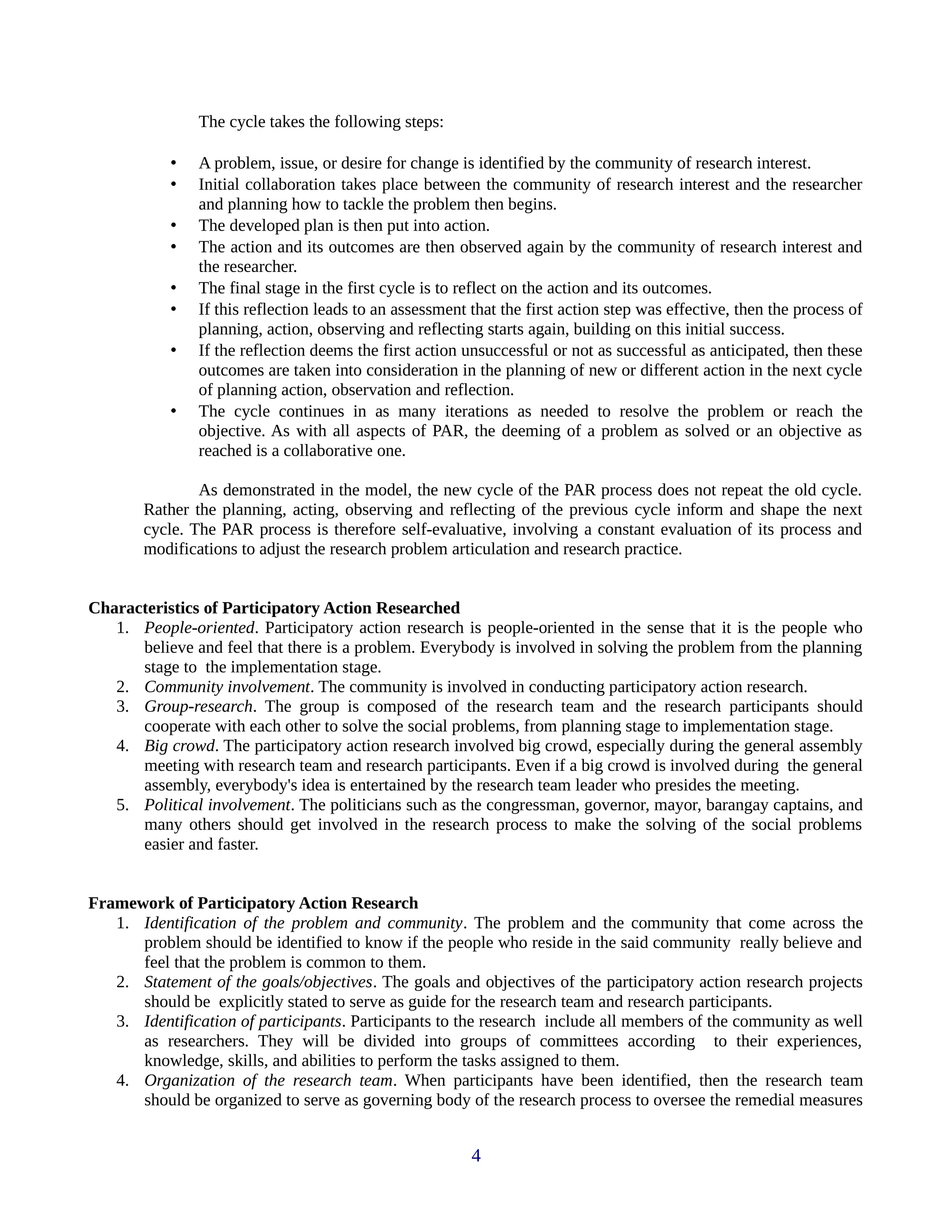 Participatory Action Research | PDF