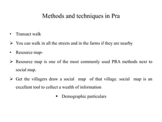 Participatory rural appraisal | PPTX | Education