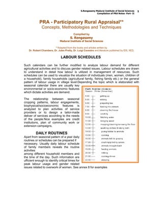 Participatory Rural Appraisal Part II | PDF