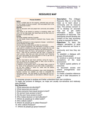 Participatory Rural Appraisal Part 1 | PDF