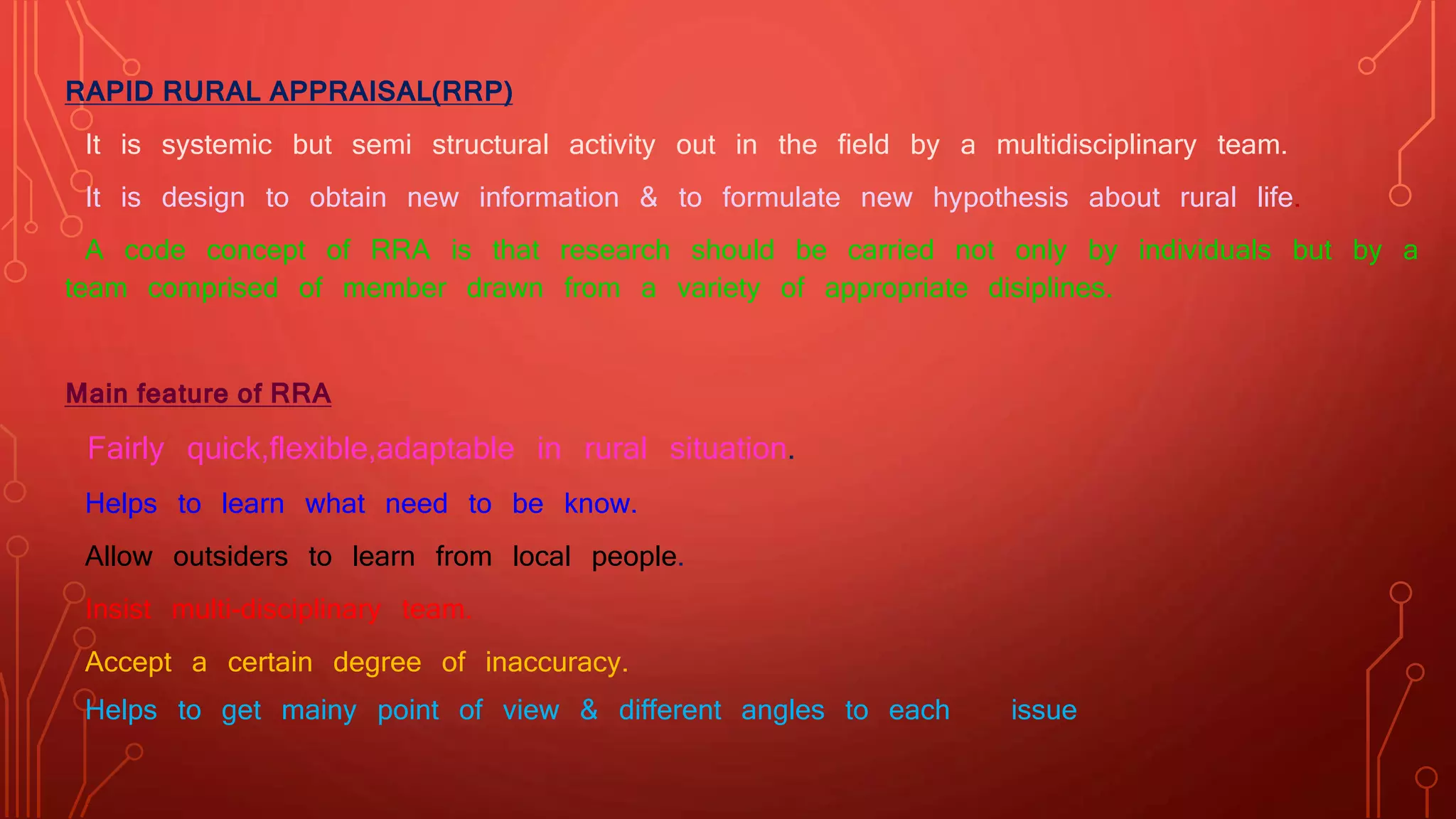 Participatory rural appraisal(pra) | PPTX