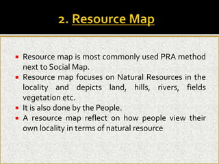 Space related tools and techniques of participatory rural appraisal | PPTX
