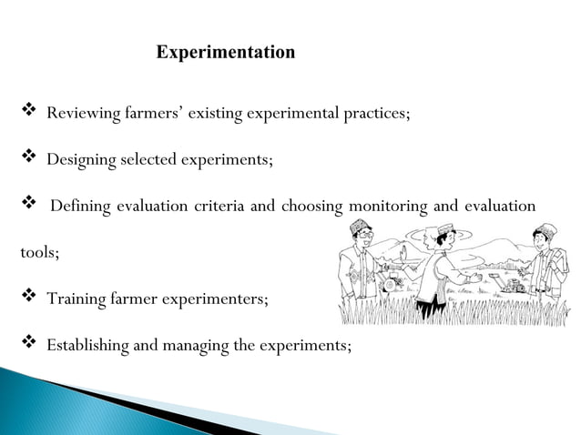 Participatory technology development | PPT | Agriculture | Industries