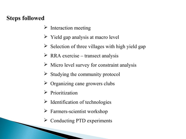 Participatory technology development | PPT | Agriculture | Industries