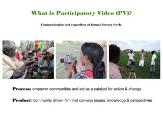 Participatory Video: Capturing community perspectives on rain water ...