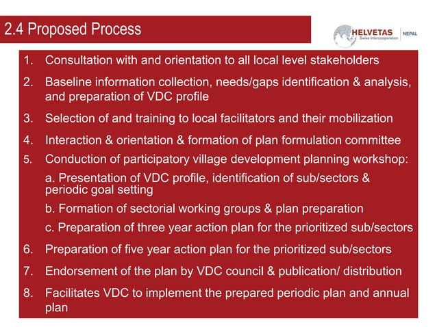 Participatory village development planning | PPTX
