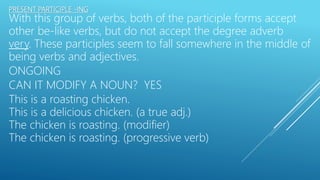 Participial adjectives | PPTX