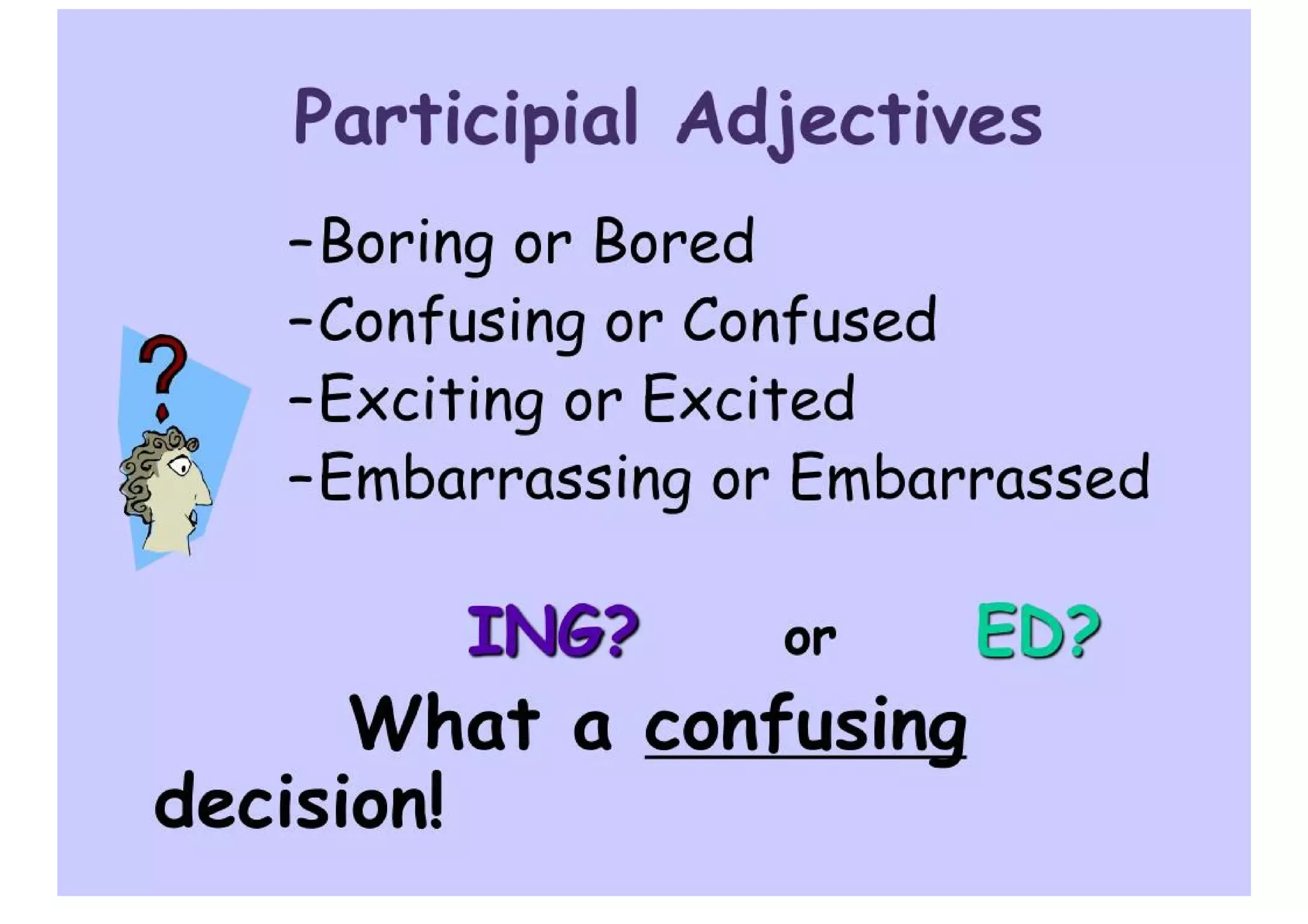 Participial Adjectives | PPT