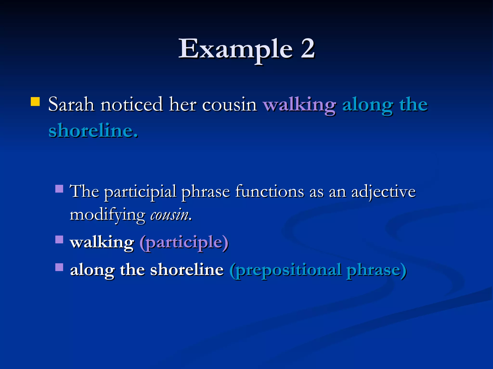 Participial phrases | PPT