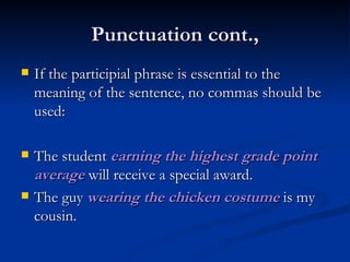 Participial phrases | PPT