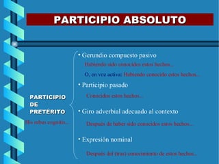 Participio | PPT