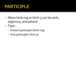 Participle | PPTX