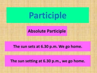 Participle เสริม | PPT