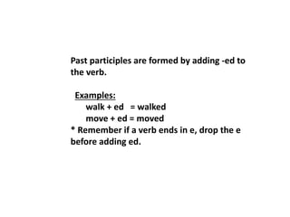Participle | PPTX