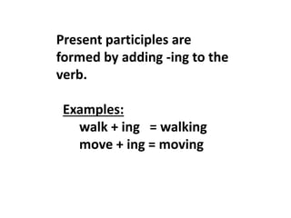 Participle | PPTX