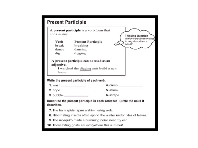 present and past Participle | PPTX