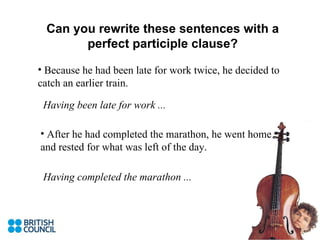 Participle clauses | PPT