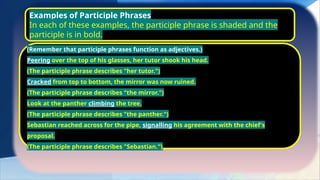 participle and participial phrase.pptxhi | PPTX