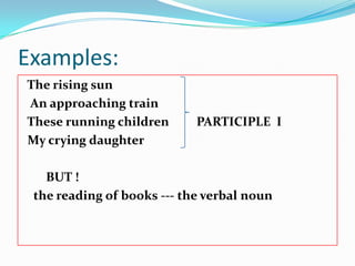 Participle i | PPT