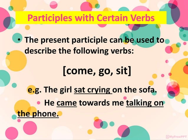 Participles | PPTX