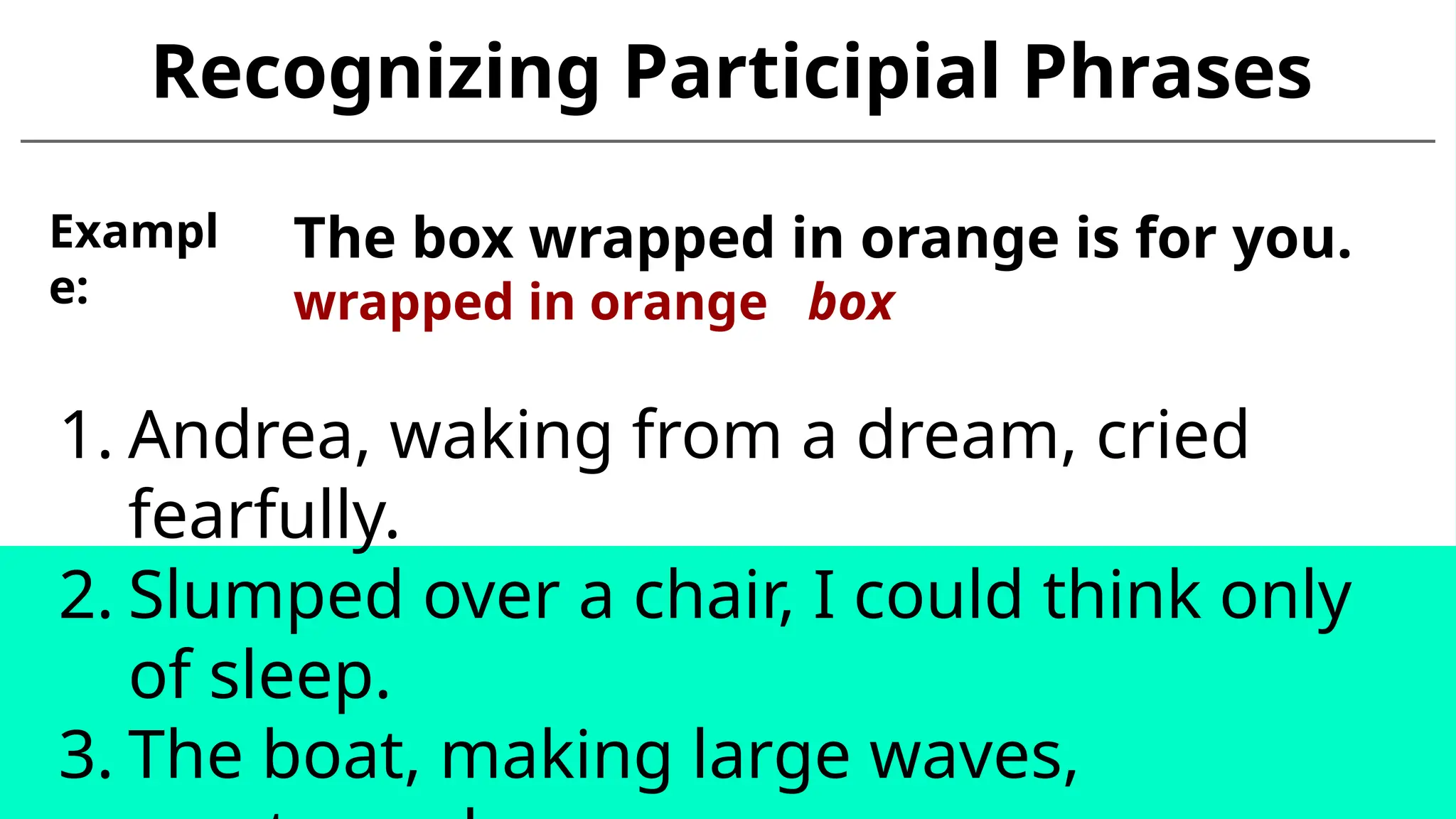 PARTICIPLES and its different examples.pptx