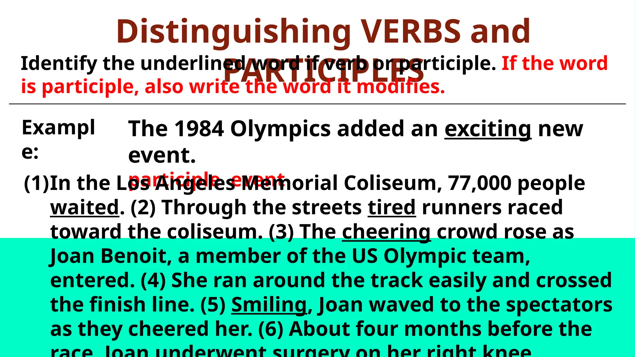 PARTICIPLES and its different examples.pptx