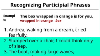 PARTICIPLES and its different examples.pptx
