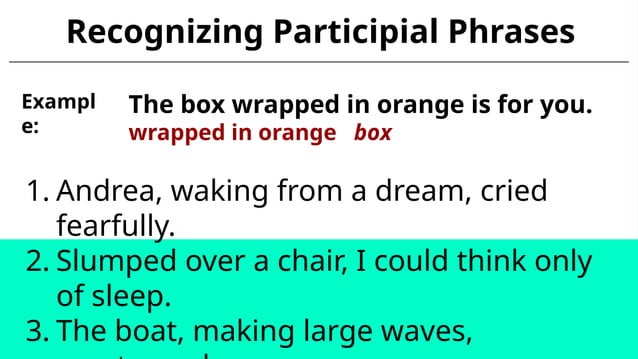 PARTICIPLES and its different examples.pptx