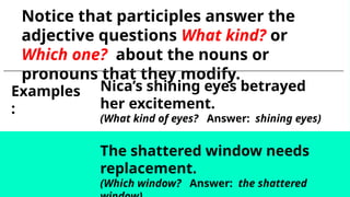 PARTICIPLES and its different examples.pptx