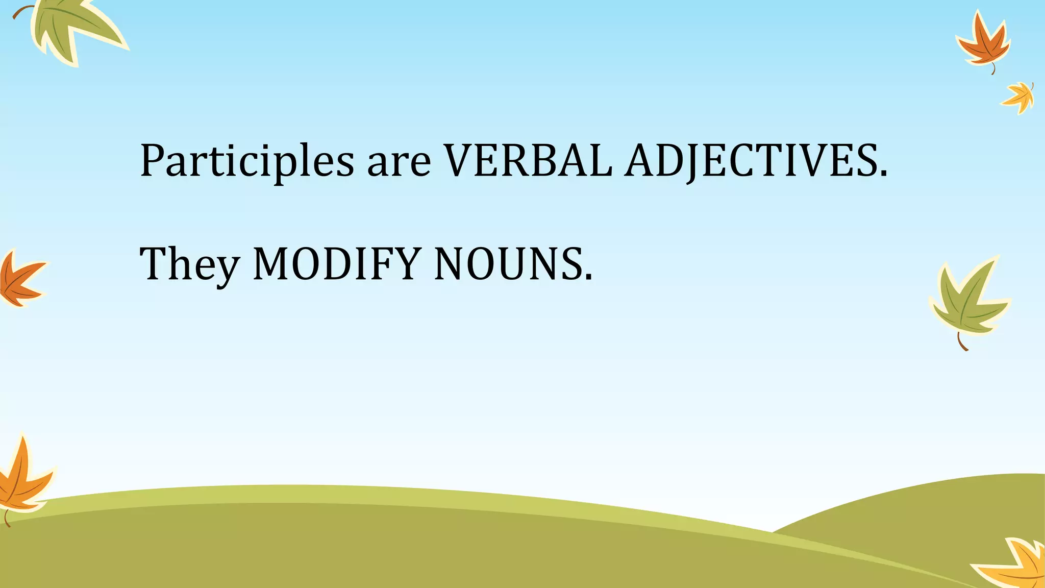 Participle Review | PPT