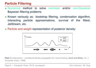 Particle filtering in Computer Vision (2003) | PDF | Physics | Science