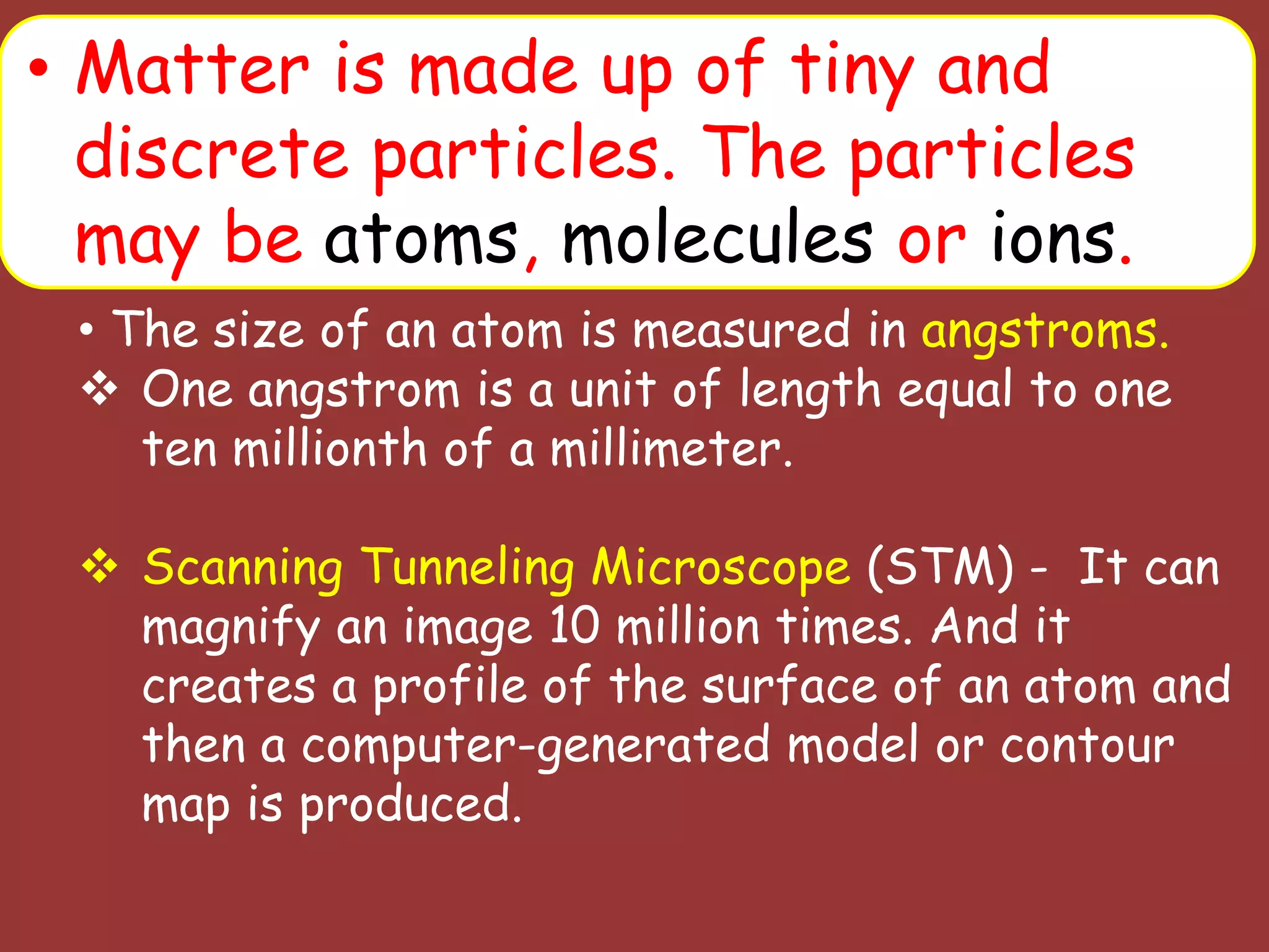 Particle Nature of Matter | PPTX
