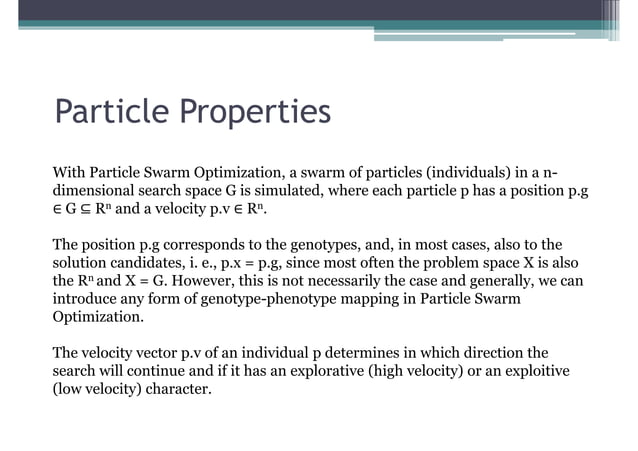 Particle Swarm Optimization | PDF | Physics | Science