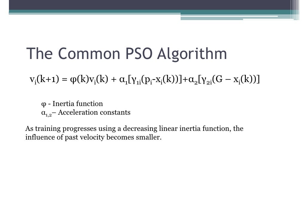Particle Swarm Optimization