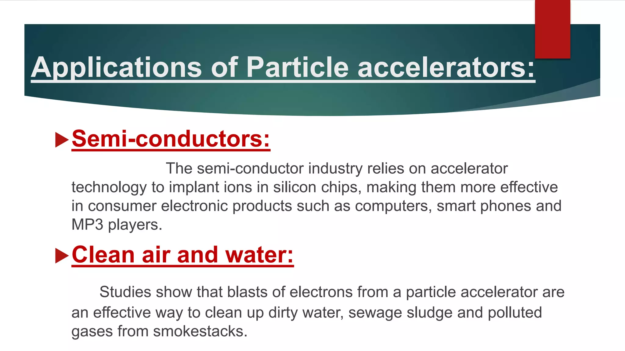 Particle accelerator | PPTX