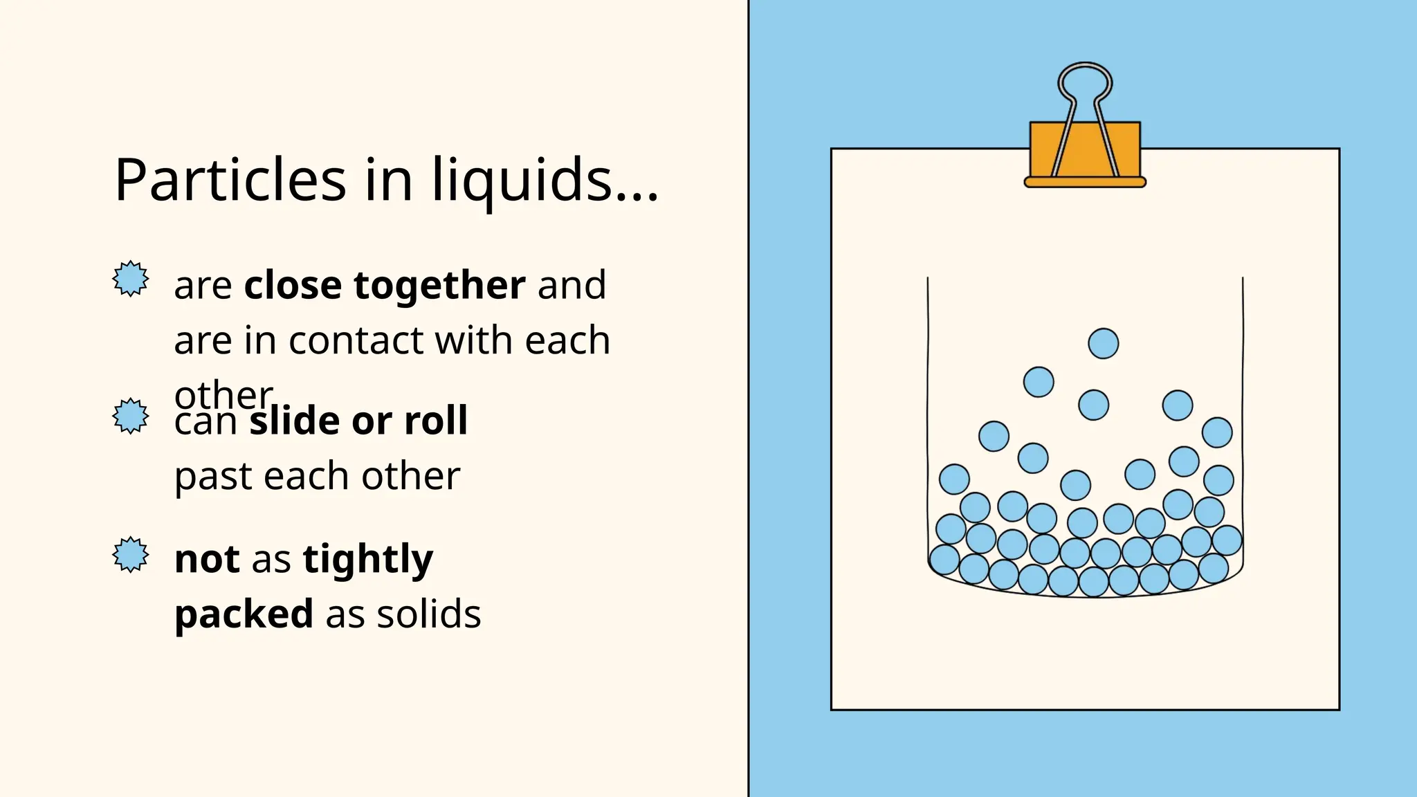 Particle Arrangement of Solids Liquids and Gases Educational Video in ...