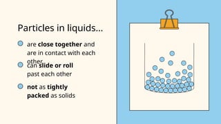 Particle Arrangement of Solids Liquids and Gases Educational Video in ...
