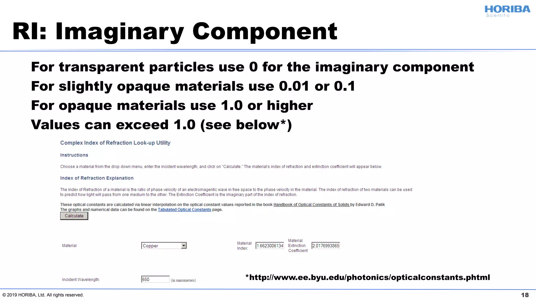Particle Classroom Series III: Refractive Index and Laser Diffraction | PPT