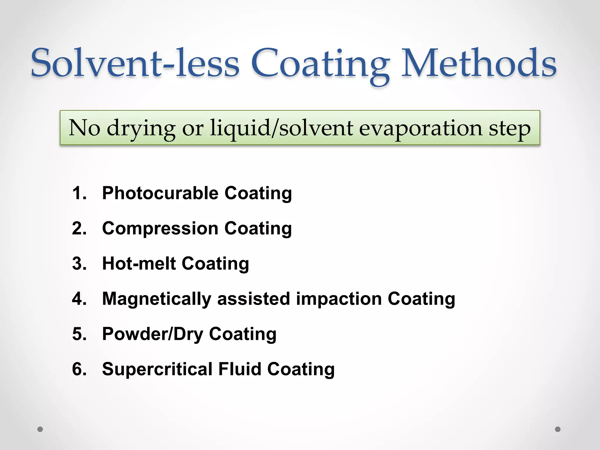 Particle Coating (Pharmaceutics) | PPTX