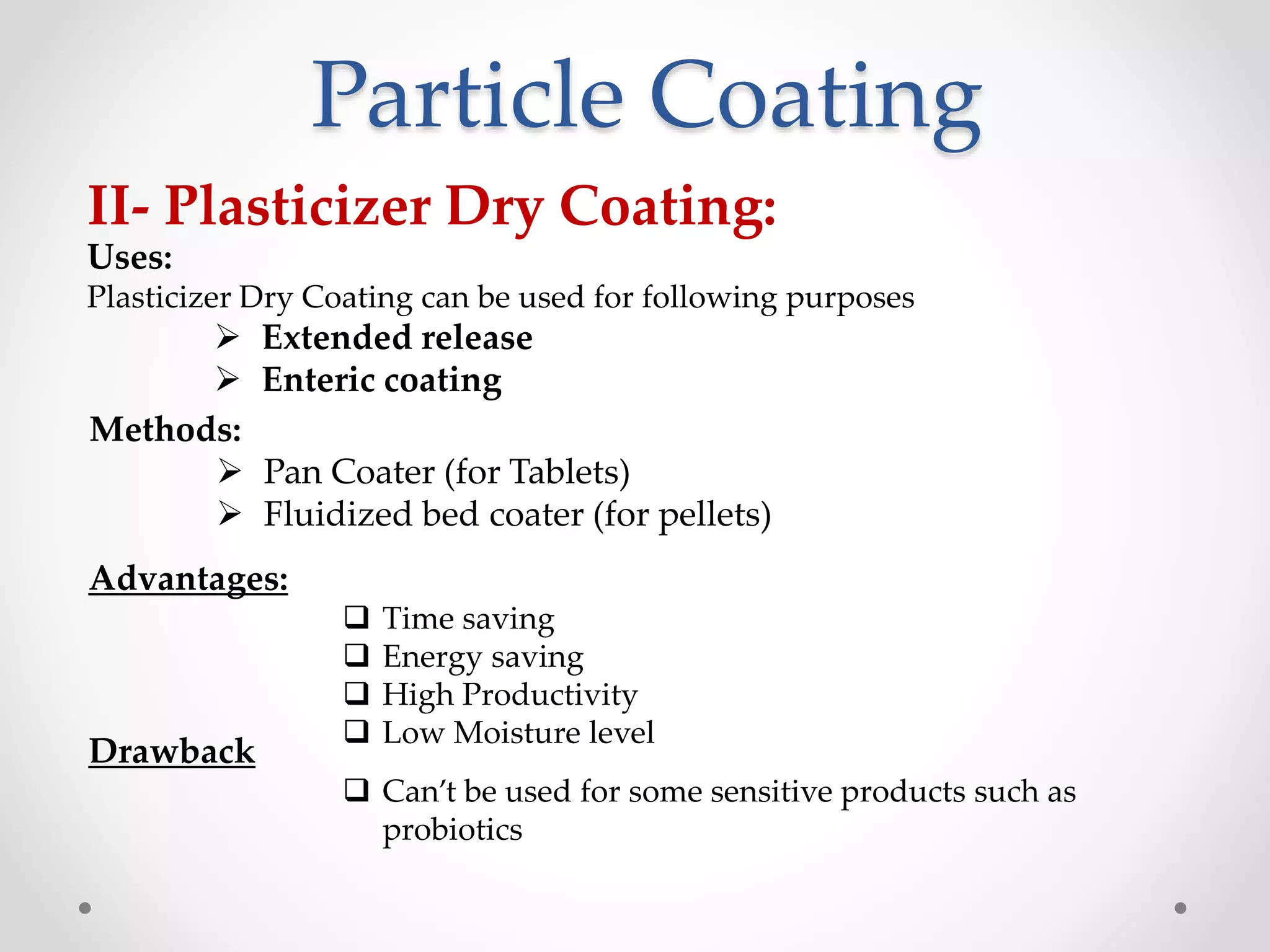 Particle Coating (Pharmaceutics) | PPTX