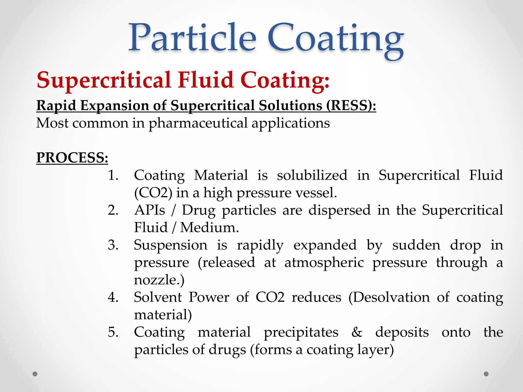 Particle Coating (Pharmaceutics) | PPTX