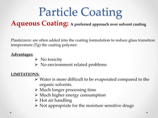Particle Coating (Pharmaceutics) | PPTX